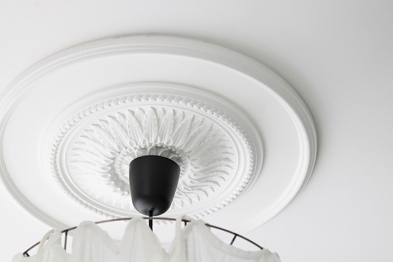 Ceiling Rose Leave Existing Ceiling Rose Within New Metal Light
