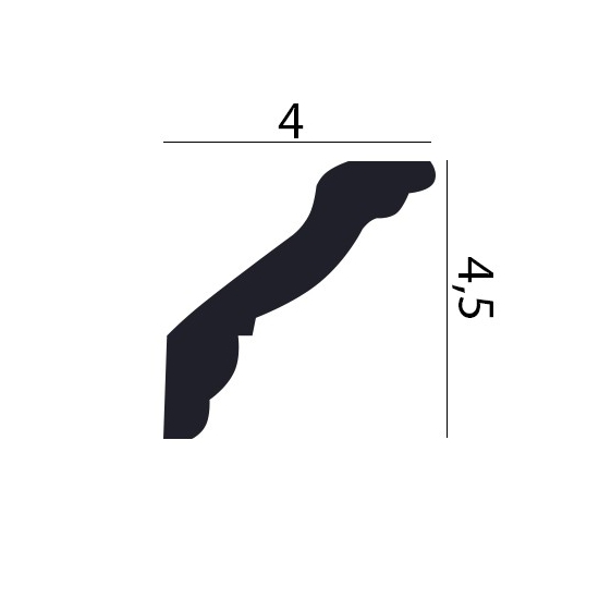 Corniche polystyrène GK10