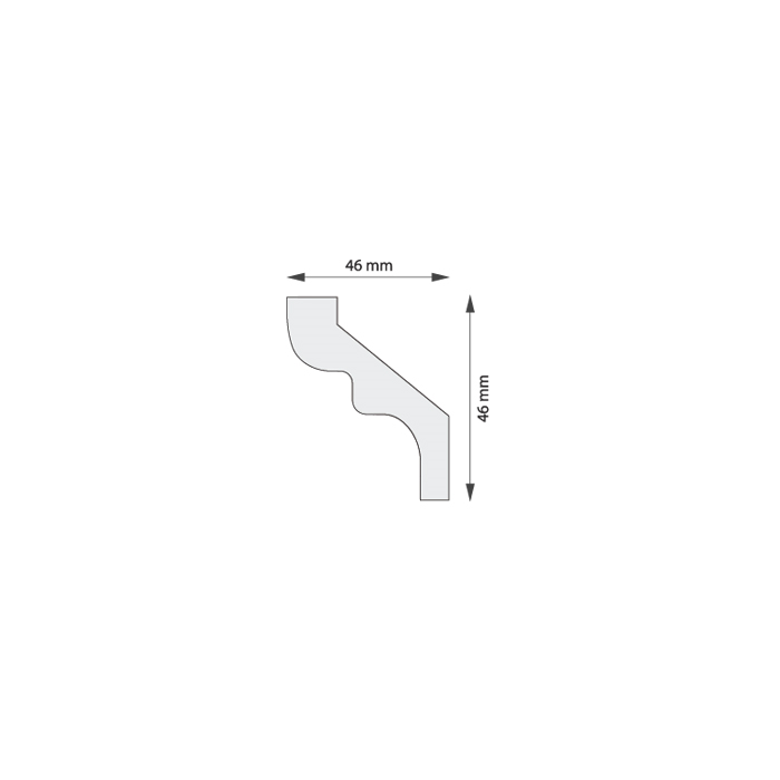 Corniche polystyrène DP13