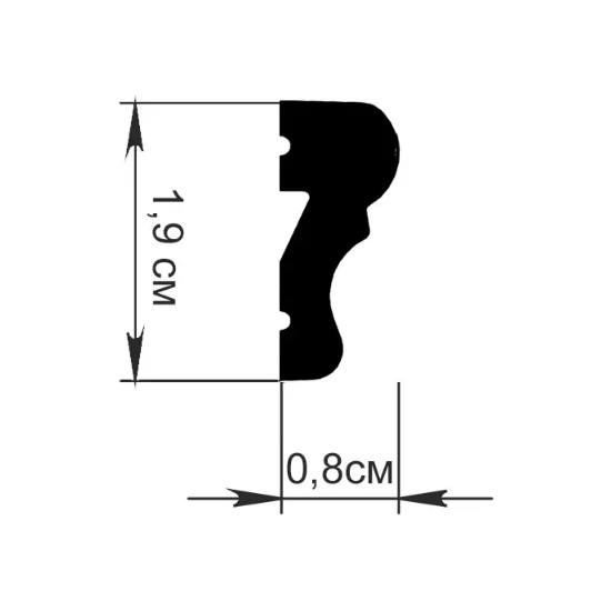 Wall moulding Z348 Flex